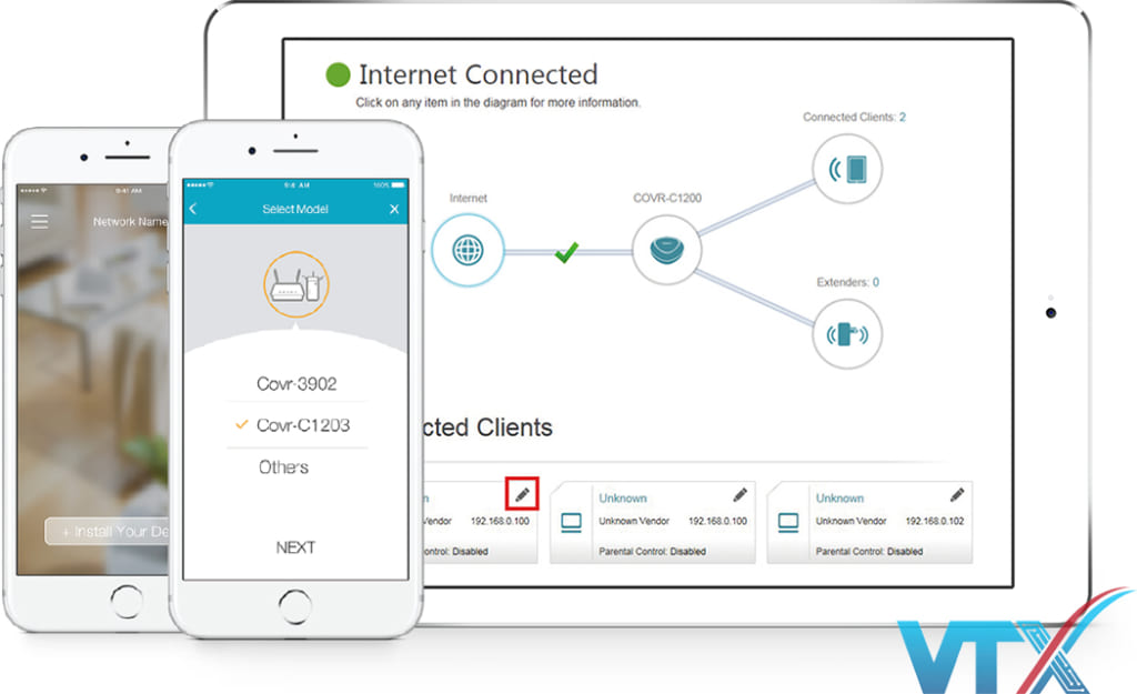 Router D-LINK COVR-1203/ESG - VTXVN