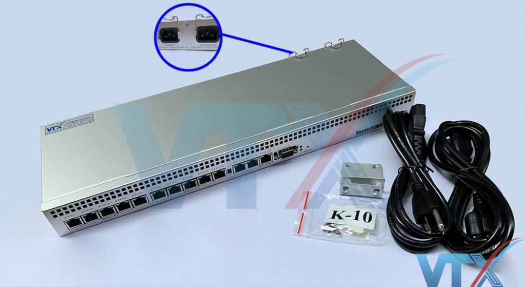 Powerful Router Mikrotik RB1100AHx4 1U rackmount - VTXVN