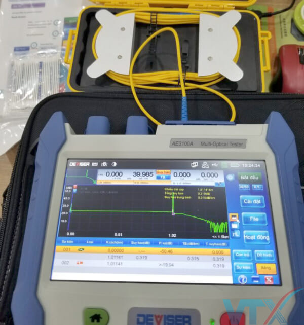 Máy đo OTDR Deviser AE3100A FTTx USA - VTXVN